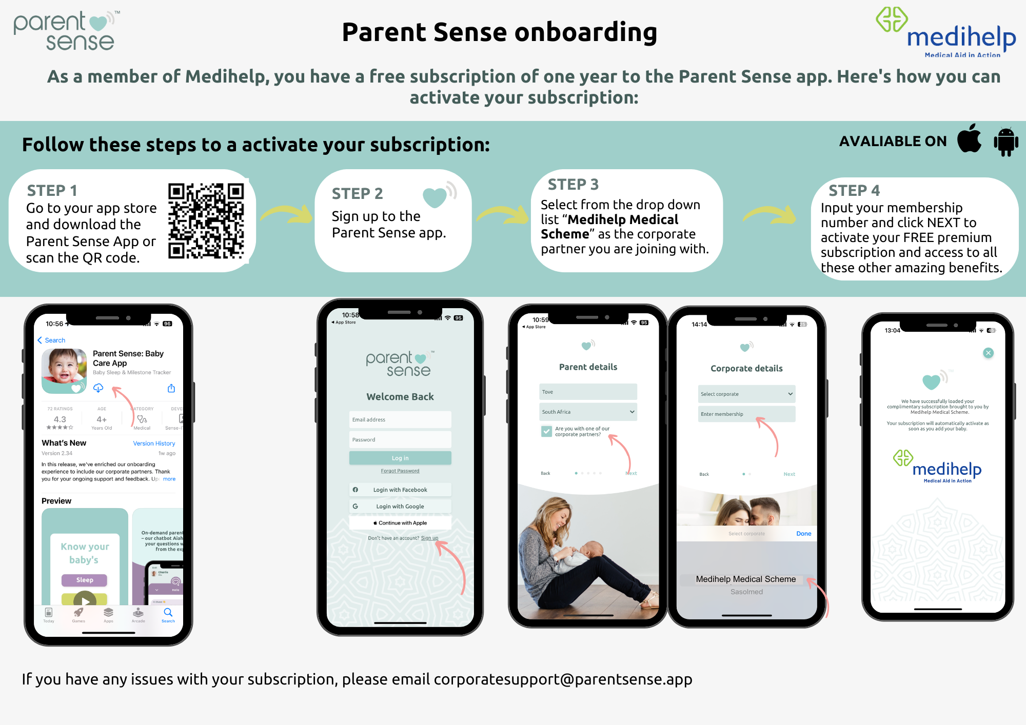 Medihelp FAQ - Parentsense